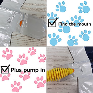 CYMYLAR 3PCS 25 * 28 inch Blue White Dog Paw Balloon Blueyi Foil Balloons/Blueyi Birthday Party Supplies Balloons/Baby Shower Girls and Boys Blue Theme Happy Birthday Party Decorations