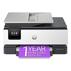 HP OfficeJet Pro 8139e Wireless All-in-One Color Inkjet Printer, Print, scan, Copy, fax, ADF, Duplex Printing Best-for-Home Office, 1 Year of Instant Ink Included
