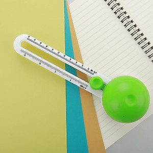 TIESOME Adjustable Circular Paper Cutter, Rotary Paper Trimmer Scrapbooking Making Tool with Replacement Blades 4-12 In Circular Creating Cutting Tools for DIY Crafts (Green)