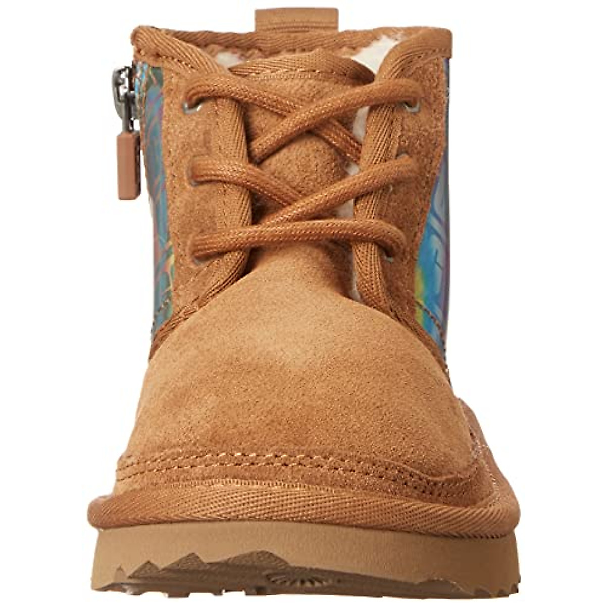 UGG Kids Neumel Chromatic Chukka Boot, Chestnut, 8 US Unisex Toddler