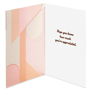 American Greetings Thank You Card (You're Appreciated)