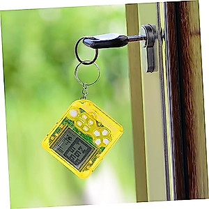 Toyvian 4pcs Hand-held Gaming Device Handbag Charms Backpack Charms Bag Keychain Kids Keychains Mini Game Consoles Mini Toy Hanging Keychain Key Holder Game Keychain Gift Handheld Arcade