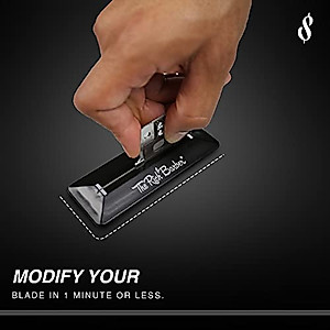 The Rich Barber Pro Barber Tools Set - Accessories Kit with 1-Minute Blade Modifier & 10-Second Blade Setter - Zero Gap Trimmer Alignment Tool, Blade Sharpener Block - Professional Barber Supplies