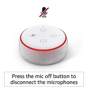 Amazon Echo Dot (3rd Gen) - Smart speaker with Alexa, Charcoal (Used)