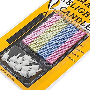 20 Pcs Funny Magic Relight Birthday Decorations Candles, Novelty Trick Candles for Birthday Party, Fool's Day, Christmas Celebration