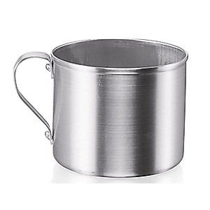 Imusa Stovetop Use or Camping 0.7 Quart Aluminum Mug, 1 Count (Pack of 1), Silver