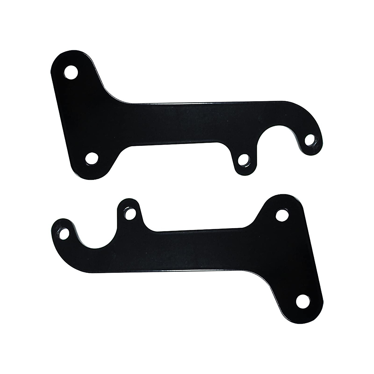 2 x Tail Light Brackets for 1953 1954 1955 1956 Ford F100 Pickup Truck,Model A Lights,Street Rods,Hot Rods,CustomFits Both Passenger and Driver Side (Black Finish) - Tail Light Bracket