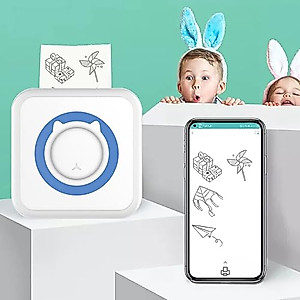 YDuupxe Mini Printer ABS Smart Pocket Thermal Picture Printer USB Photo Printer iOS (RBL-4)