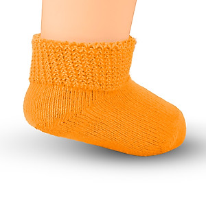 University of Tennessee Power T Newborn Baby Bootie Sock, Tennessee Orange, Newborn