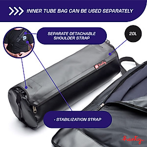 Henty Wingman Commuter Backpack - Convertible Carry-On Garment Bag for Men and Women, Travel Suitcase Dress Bag, 2 in 1 Luggage Carrier and a Backpack, Black