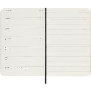 Moleskine Classic 18 Month 2022-2023 Weekly Planner, Soft Cover, Pocket (3.5" x 5.5"), Black