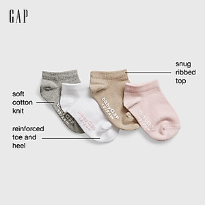 GAP baby girls No Show Socks, Multi, 2-3T US