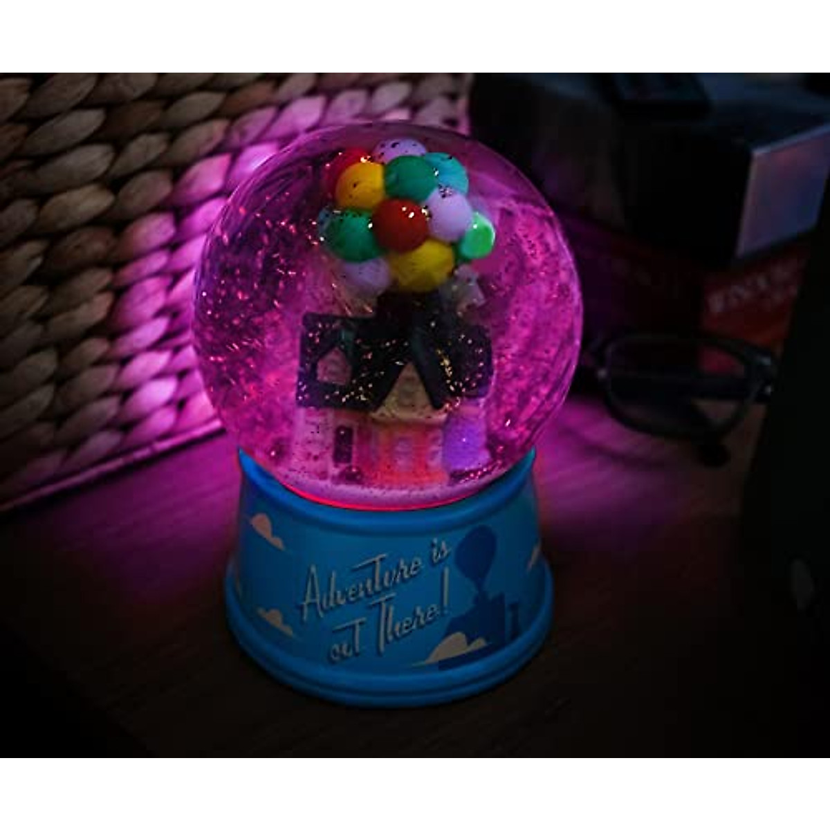 Disney and Pixar UP House Light-Up Snow Globe | 6 Inches Tall