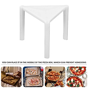 UPKOCH 100pcs Pizza Saver Tabletop Pizza Saver Pizza Tripod Pizza Box Saver Stand Tripod Stack