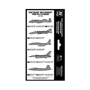 Vallejo USAF Colors 70S to Now Model, 17ml