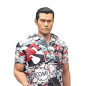 HiPlay 1/6 Scale Male Figure Doll Clothes, Shirt+Shorts Outfit Costume for 12 inch Female Action Figure Phicen/TBLeague CM148(B)