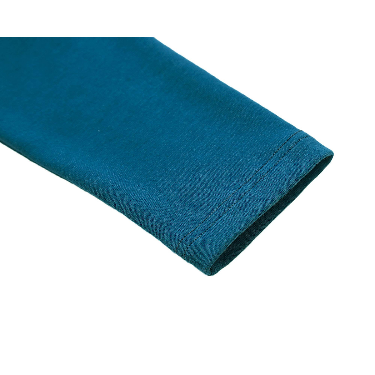 Urban CoCo Women's Turtleneck Slim Fitted Long Sleeve Sweatshirt Active Base Layer Tops Shirts (L, Indigo Blue)