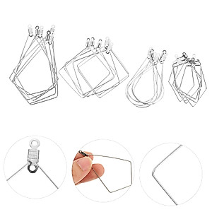 VILLCASE 3sets Earring Findings Charms Round Earring Circle Charms Jewelry Making Hoops for DIY Projects 24pcs*3