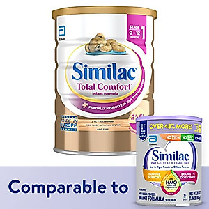 Similac Total Comfort Infant Formula, Imported, Easy-to-Digest Baby Formula Powder, Non-GMO, 820 g (28.9 oz) Can