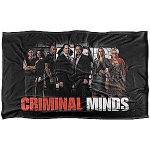 Criminal Minds The Brain Trust Officially Licensed Silky Touch Super Soft Throw Blanket 36" x 58"