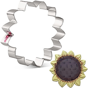 LILIAO Fall Pumpkin Flower Cookie Cutter - 4.4 x 4.4 inches - Stainless Steel - By Janka