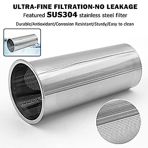 EOIBIS Cold Brew Coffee Maker, 1.5L Airtight Cold Brew Coffee Maker With Removable Stainless Steel Filter, Easy to clean borosilicate glass, 1.58qt Home iced coffee maker for all kinds of cold brew