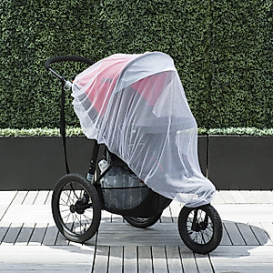 Delta Children, Baby Mosquito and Bug Nets for Strollers & Joggers, Pack n' Plays, Infant Car Seats & Bassinets. 2-Pack. Breathable with Elastic for Easy fit