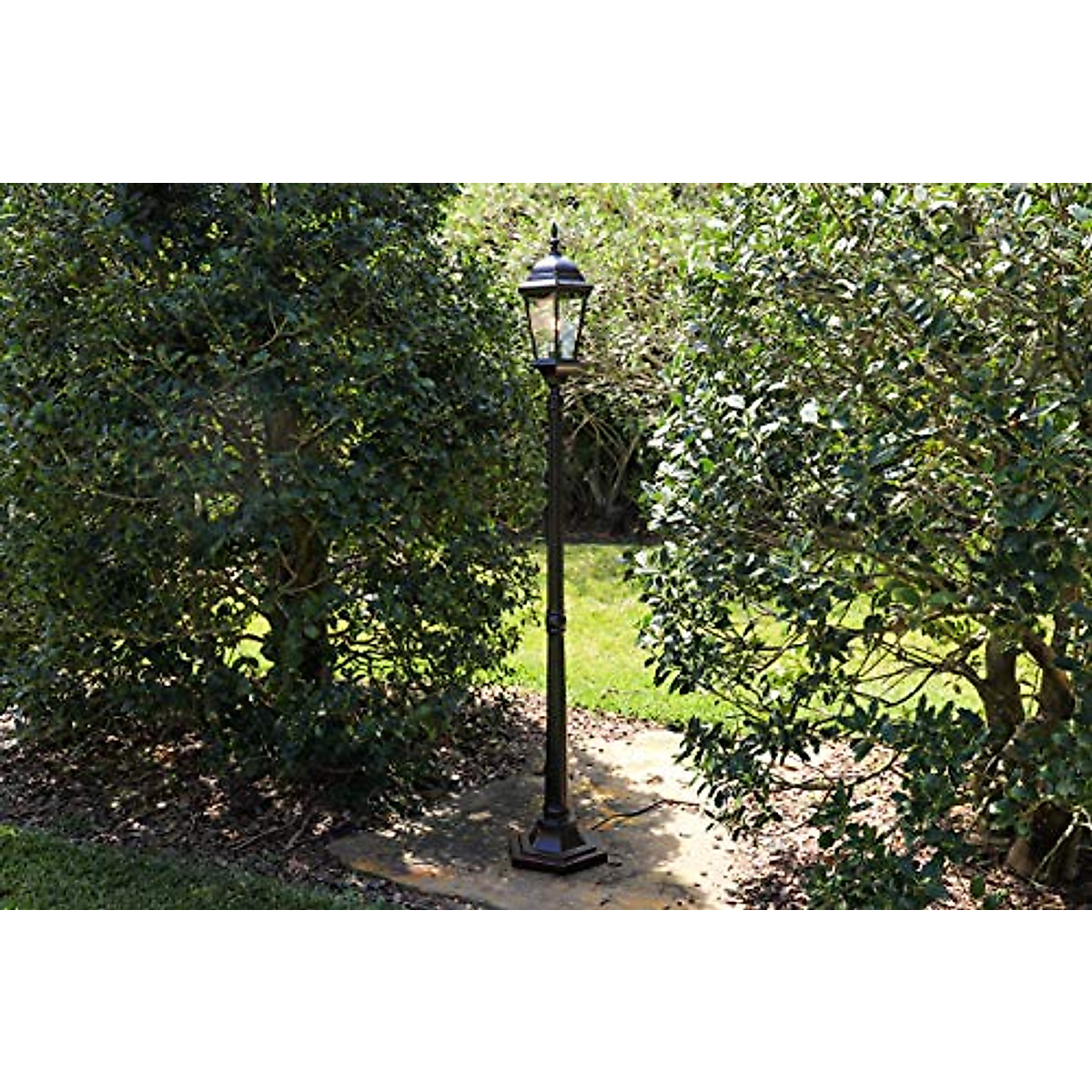 Kenroy Home 93432ORB Villa Waterproof Outdoor Lamp Post Light, Oil-Rubbed Bronze Finish