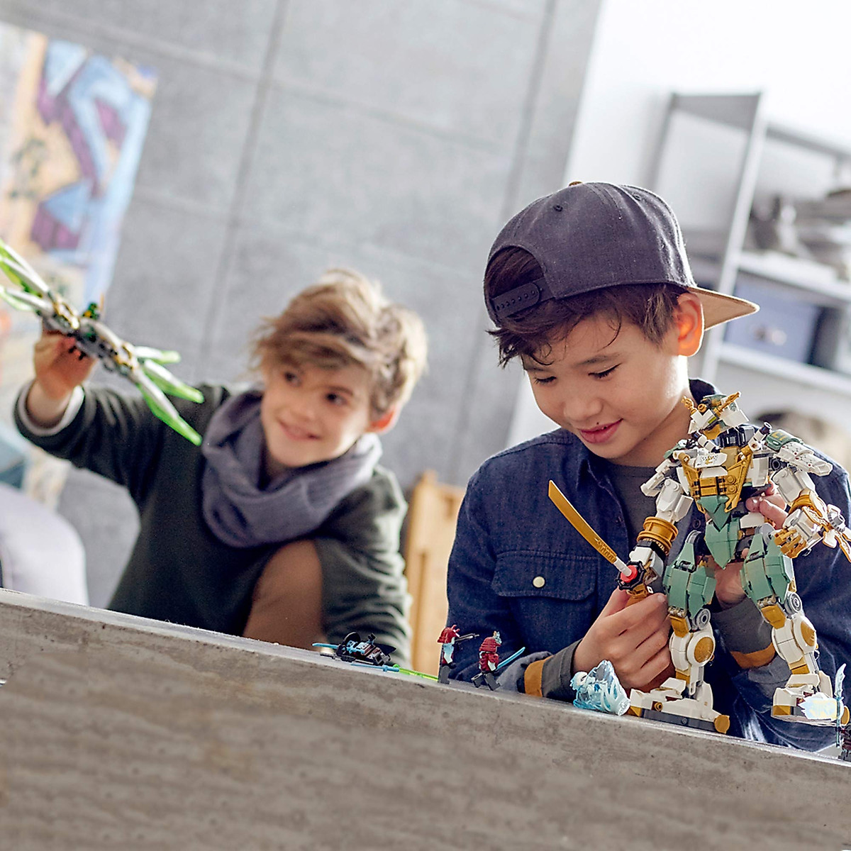 LEGO NINJAGO Lloyd's Titan Mech 70676 Ninja Toy Building Kit with Ninja Minifigures for Creative Play, Fun Action Toy Includes NINJAGO Characters Including Lloyd, Zane FS and More (876 Pieces)