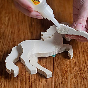 Gorilla White Gorilla Glue Pen, Waterproof Polyurethane Glue, .75 Ounce Precision Tip Bottle, White, (Pack of 1)