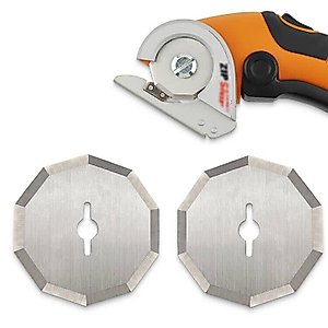 Replacement Rotary Blades Compatible with Worx WX2300 Zipsnip RC2600K,RC2601, RC2602, WX080L, WX081L Model Cutter Blade,New Life for the dull 1-1/2" WA2300 4V ZipSnip Cordless Scissors,2 Pcs