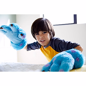 Disney and Pixar Monsters, Inc. Sulley Plush Claw Wearable Life Size Gloves Roleplay Toy For Kids 3 Yrs and Up