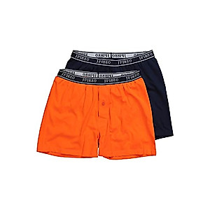 JP 1880 Menswear Big & Tall Plus Size L-8XL 2 Pack of Boxer Shorts FLEXNAMIC® orange XXX-Large 813285650