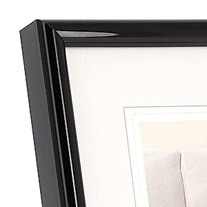 Walther Design KB070H Galeria Picture Frame, 19.75 x 27.50 inch (50 x 70 cm), Black