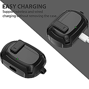 Valkit Compatible Beats Studio Buds/Buds + Case Cover with Lock, Hard Shell Protective Skin Cover Shockproof Case with Keychain Earbuds Case for Beats Studio Buds 2021/Beats Studio Buds + 2023