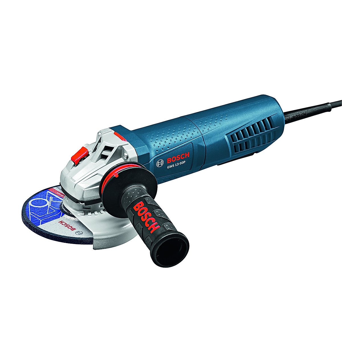 BOSCH GWS13-50P High-Performance Angle Grinder with Paddle Switch, 5",Black