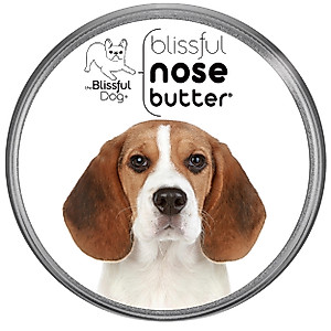 The Blissful Dog Beagle Nose Butter, Versatile Dog Nose Balm for Dry Nose, Handcrafted Nose Moisturizer, Easy-to-Apply Dog Essentials, Unscented, 1 oz.