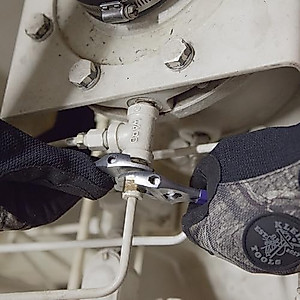 Klein Tools D86934 Adjustable Wrench, Forged with Slimmer Jaw and a High Polish Chrome Finish, 6-inch