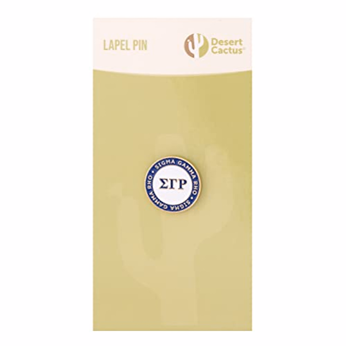 Sigma Gamma Rho Lapel Pin Sorority Enamel Greek Letter Formal Wear Blazer Jacket (Lapel Pin - Design D)