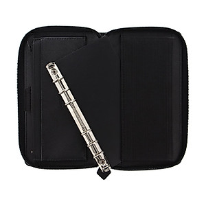 Filofax Saffiano Zippered Diary Black