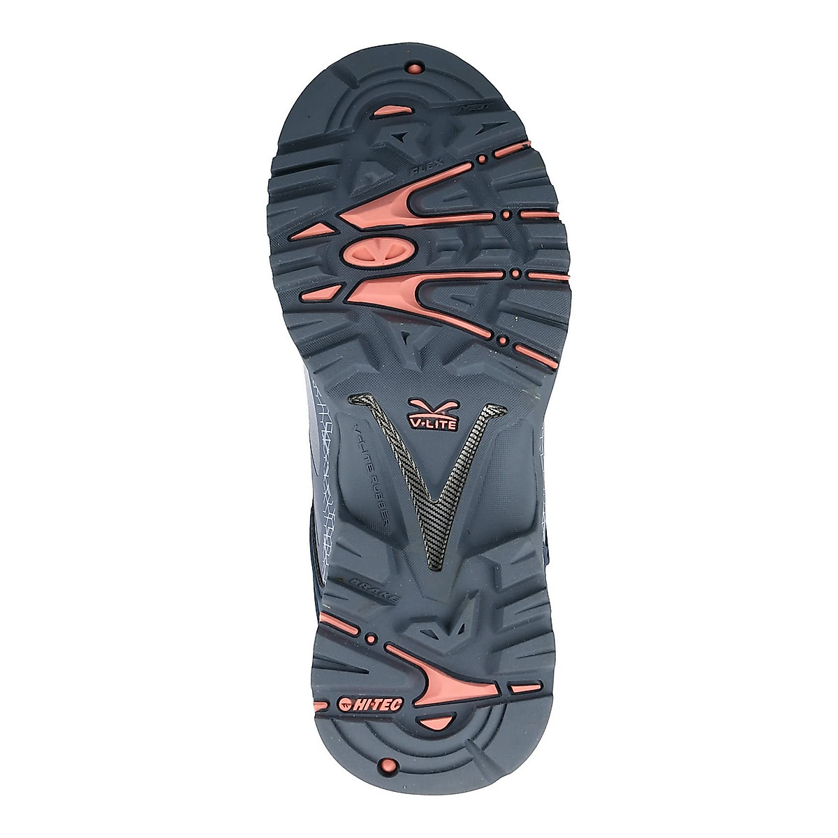 Hi-Tec Women's Tactical Boots Hiking, Dk Turquoise Blue Pink, 8