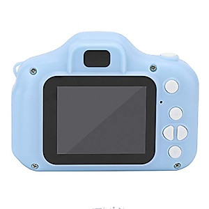 Kid's Camera, Mini Camera Toys Camera Photo Video with Memory Card Gift for Girl boy(Blue 32GB)