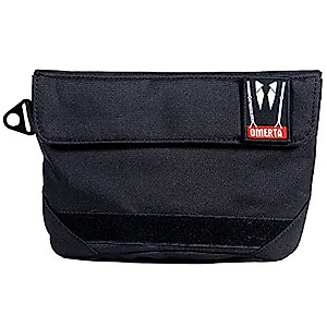 DIME BAGS Omerta Collector Carbon Filter Bag | Carbon-Lined Pouch with Activated Carbon Technology and Dual-Velcro Seal (12 Inch, Black)