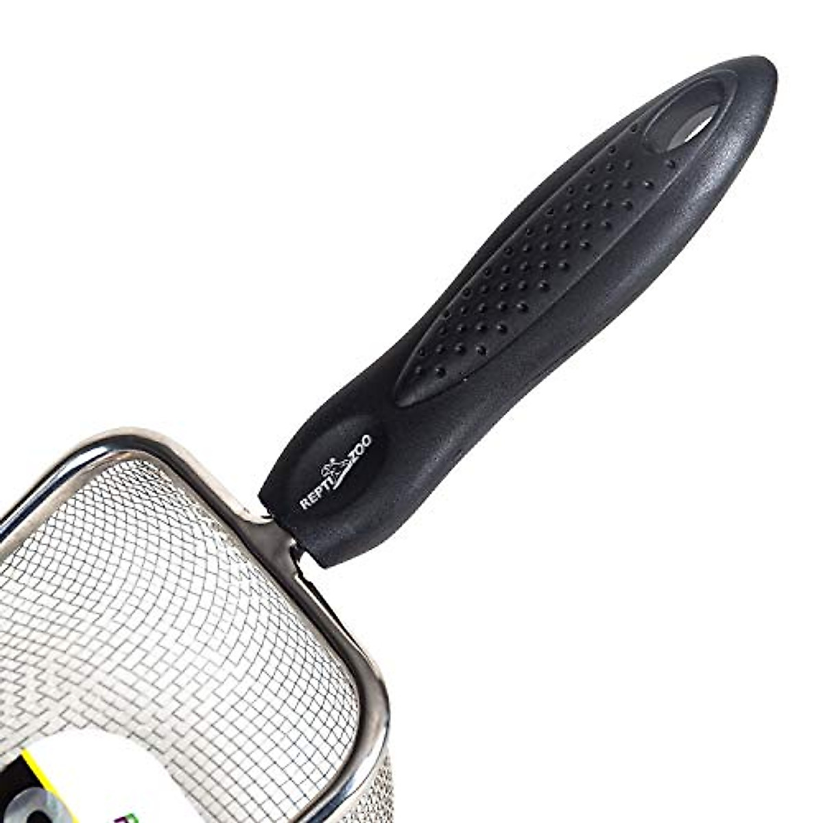 REPTI ZOO Reptile Sand Stainless Steel Fine Mesh Reptile Substrate Metal Sand Shovel Terrarium Substrate Durable Litter Cleaner Corner Scoop