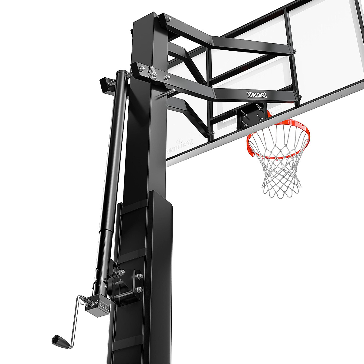 Spalding 888™" Series 72" Tempered Glass In-Ground Basketball Hoop