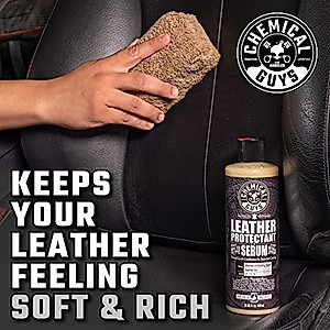 Chemical Guys HOL_113 Leather Lovers Kit for Leather Car Interiors, Furniture, Apparel, Shoes, Sneakers, Boots (Works on Natural, Synthetic, Pleather, Faux Leather and More) (5 Items), 16 oz, Black
