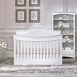 DaVinci Meadow 4-in-1 Convertible Crib in White, Greenguard Gold Certified