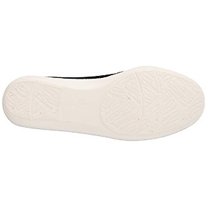 LifeStride Womens Next Level Slip-On Sneaker, Black, 7.5 US