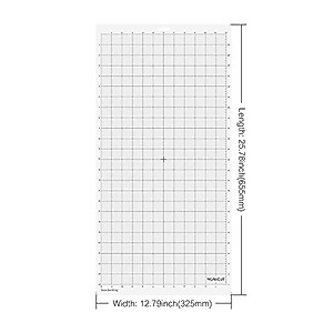 Monicut Cutting Mat 12x24 for Silhouette Cameo 4/3/2/1(Standardgrip, 3 Pack) Durable Cut Mat with Adhesive&Sticky Non-Slip PVC Perfect for Crafts, Quilting, Scrapbooking, Sewing and all Arts