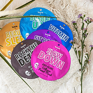 SpaLife Deluxe Infused 12 pack Facial Masks 2 per pack